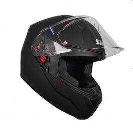 SMK MA200 Bionic Adult Solid Full Face Helmet, Matte Black